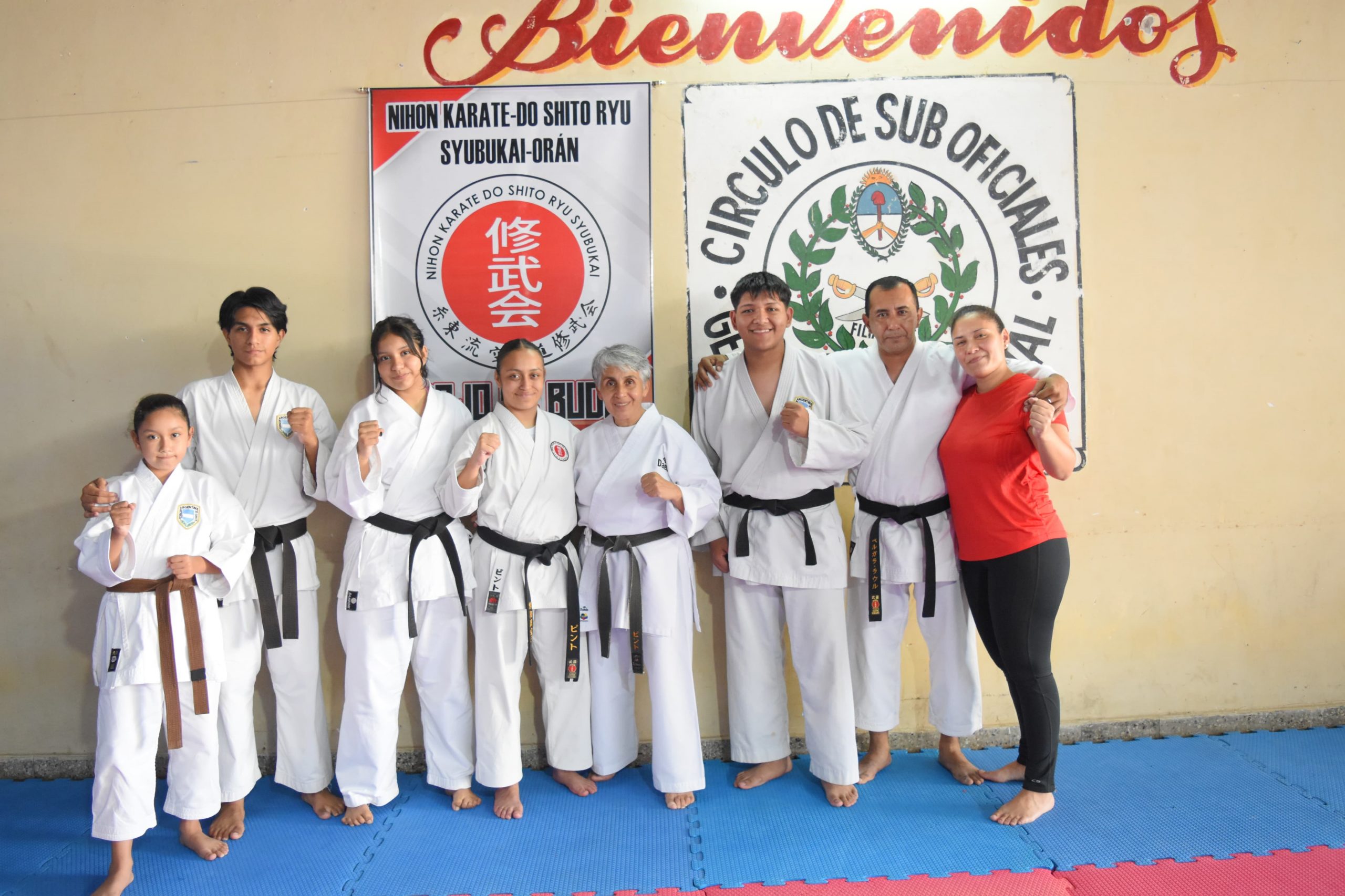 Visita importante en el dojo El Budo a la par de competencia e torneo ...