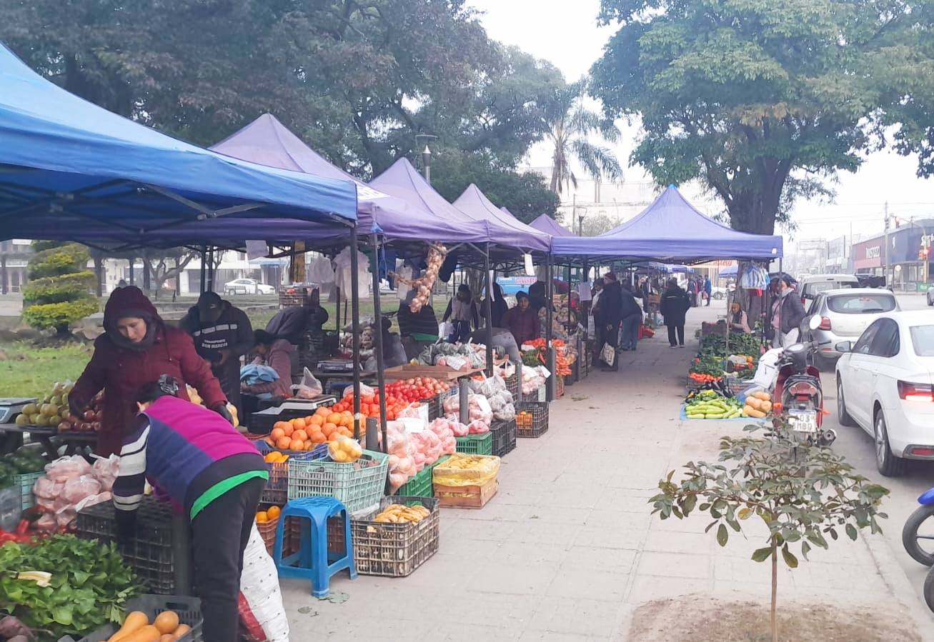 El feriazo de la UTT en plaza San Martín. Precios - Radio Güemes